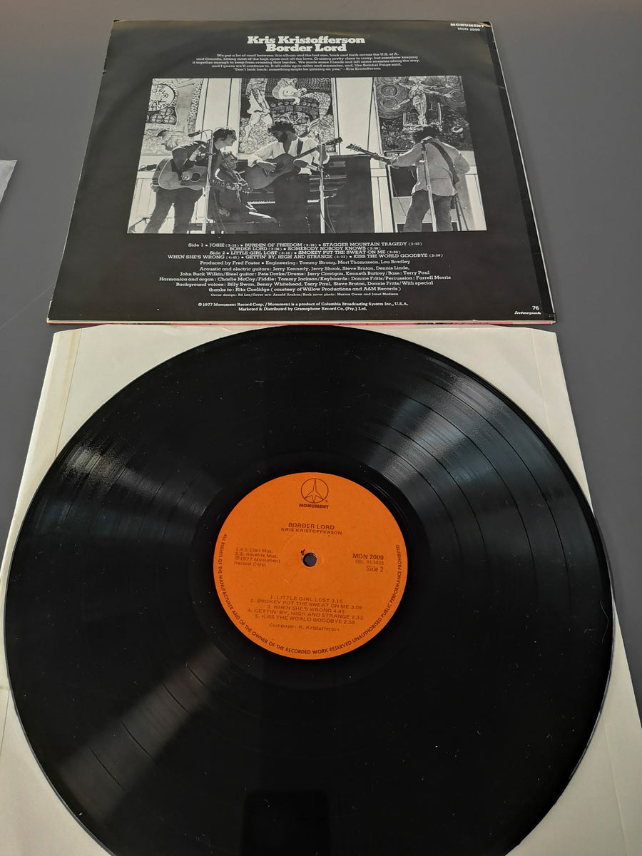 Kris Kristofferson – Border Lord - VG – Rekkids